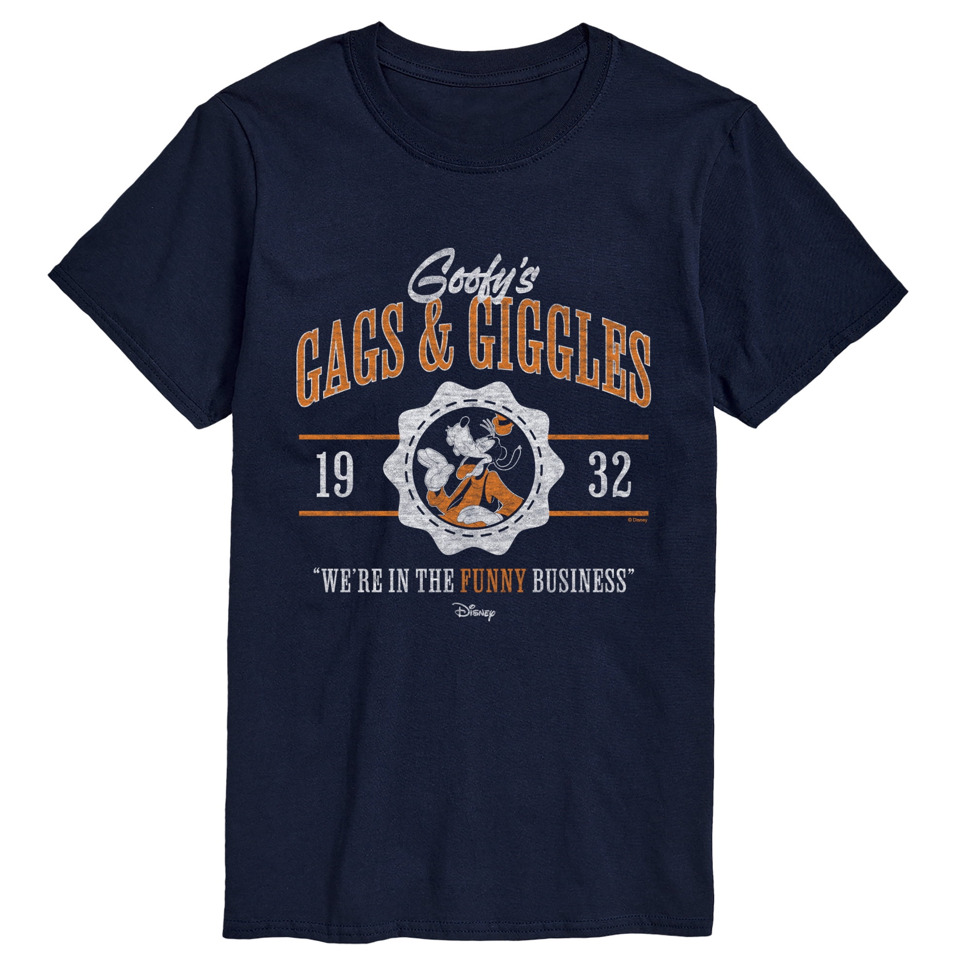 Disney - Goofy's Gags and Giggles - Men's Short Sleeve Graphic T-Shirt ...