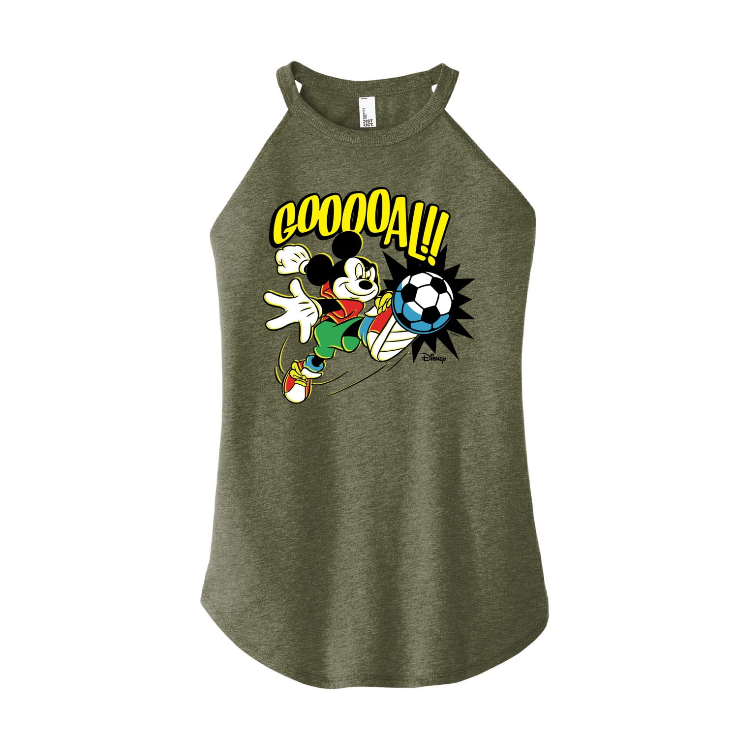 Disney - Goooal - Juniors High Neck Tank Top - Walmart.com
