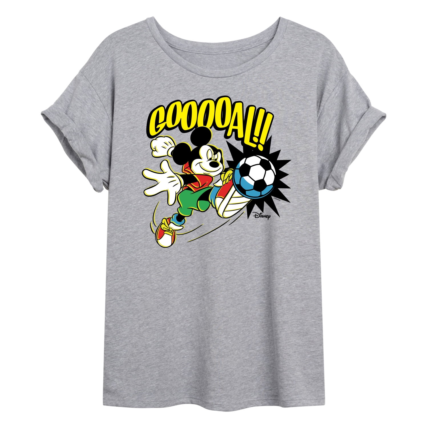 Disney - Goooal - Women's Oversized T-Shirt - Walmart.com