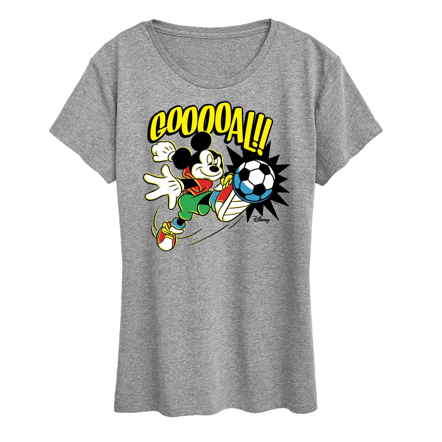 Disney - Goooal - Women's Short Sleeve Graphic T-Shirt - Walmart.com