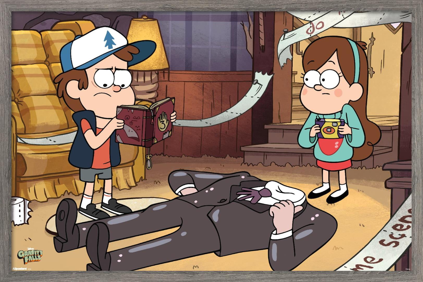 Disney Gravity Falls (2012) - Crime Scene Wall Poster, 22.375" x 34 ...