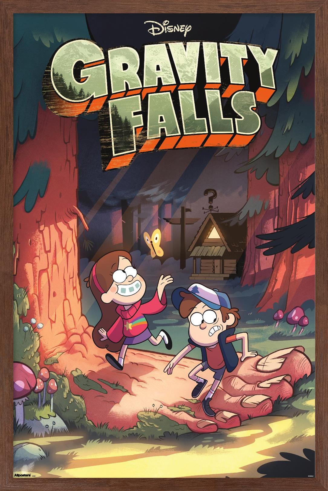 Disney Gravity Falls - Key Art Wall Poster, 22.375" x 34" Framed ...
