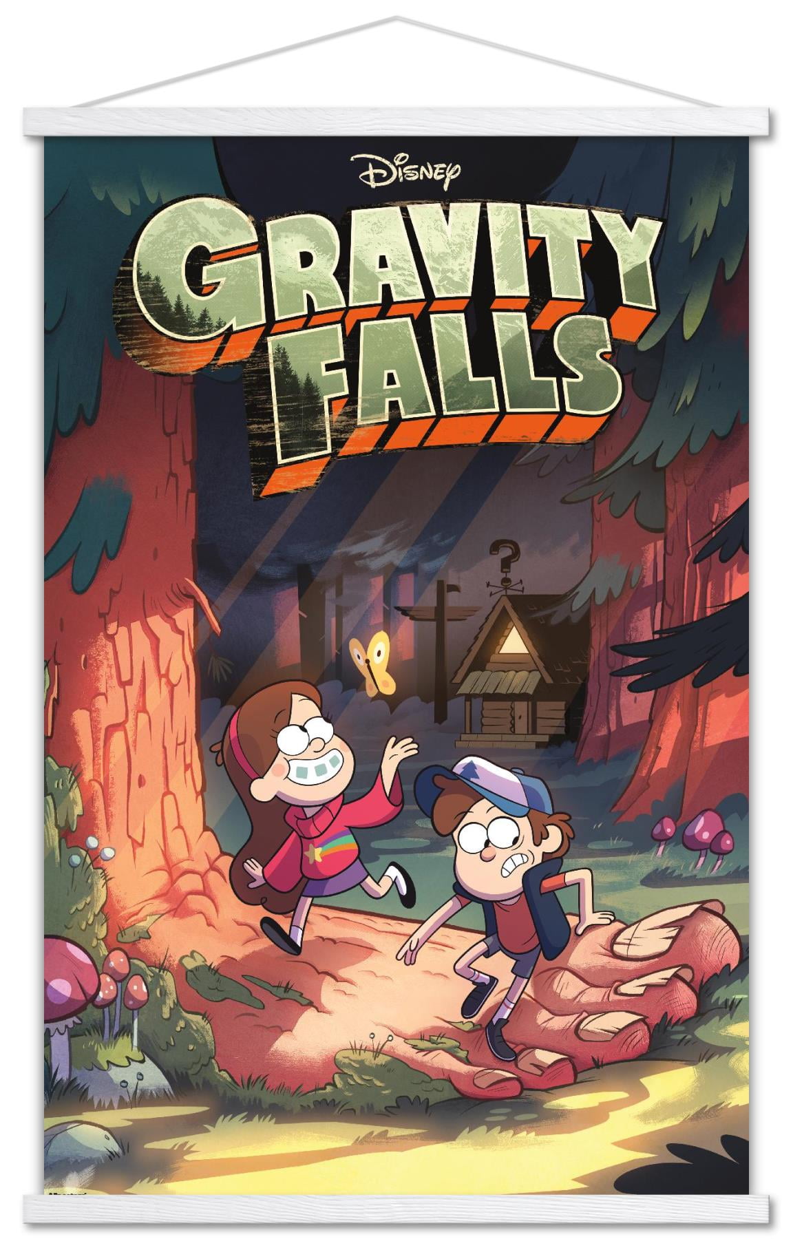Disney Gravity Falls - Key Art Wall Poster with Magnetic Frame, 22.375 ...