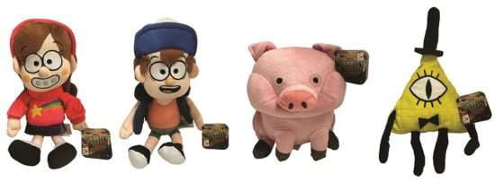 Disney Gravity Falls Mable, Dipper, Waddles & Bill Cipher Set of 4 ...