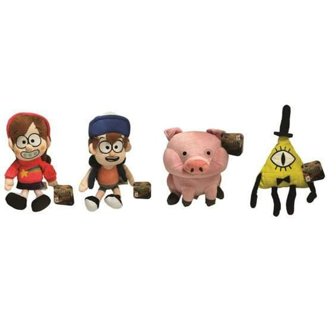 Disney Gravity Falls Mable, Dipper, Waddles & Bill Cipher Set of 4 ...
