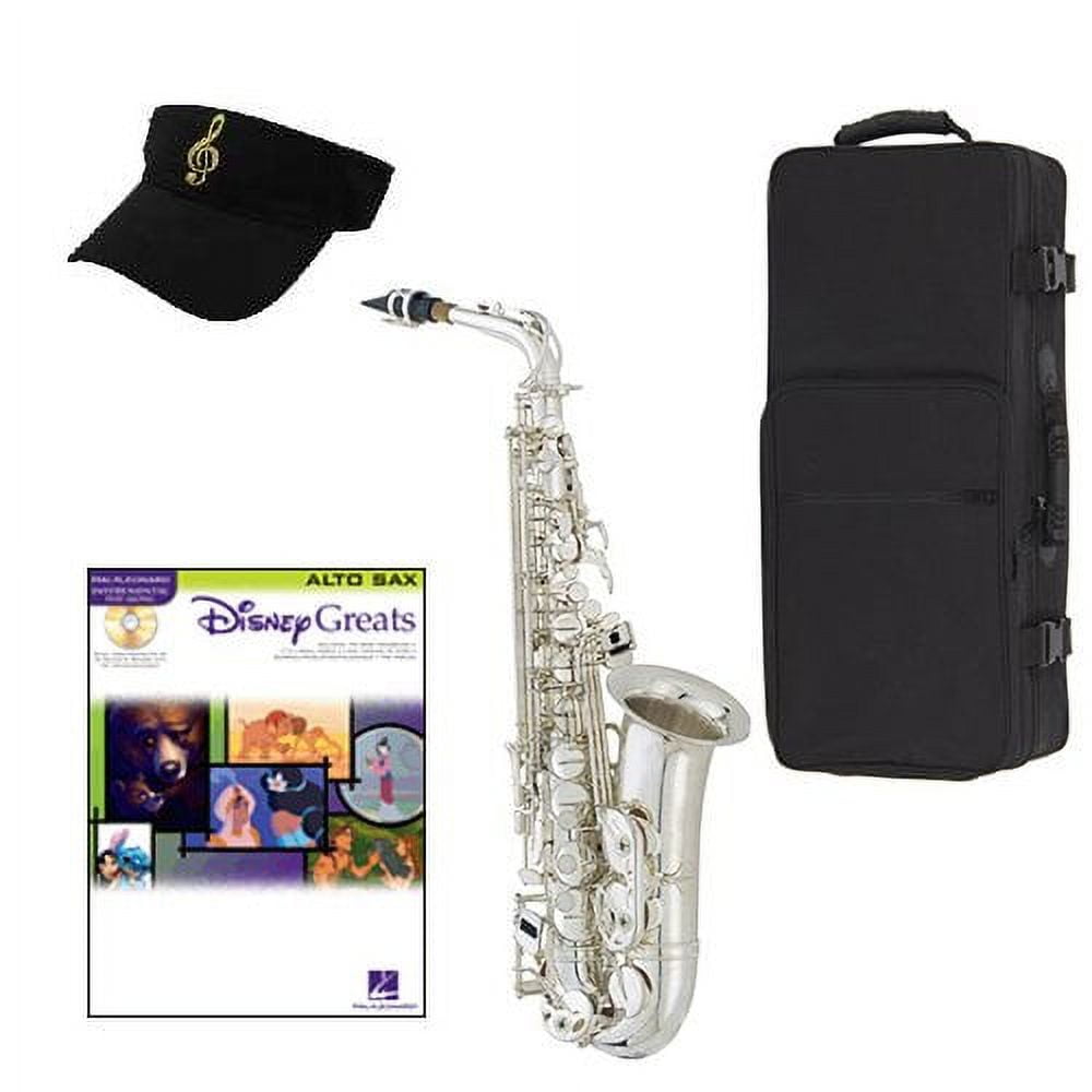 Disney Greats Silver Alto Saxophone Pack - Includes Alto Sax w/Case ...