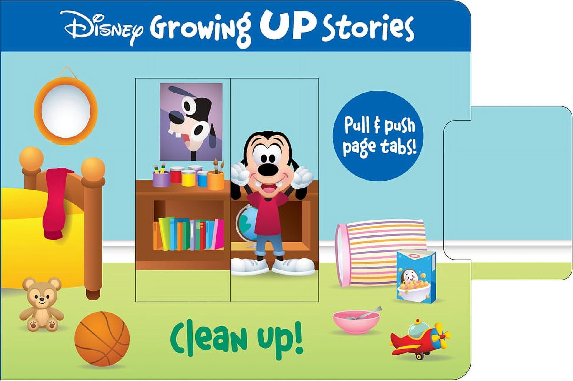 Disney Growing Up Stories: Clean Up! (Board Book) - Walmart.com