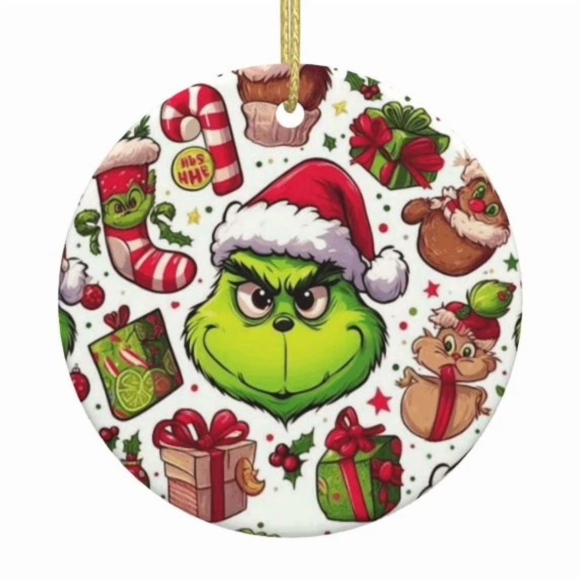 Disney Grump-Mode Merry Noel Ceramic Ornament Disney Festive Noel ...