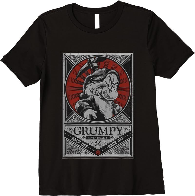Disney Grumpy Grumpster Dwarf T-Shirts - Walmart.com