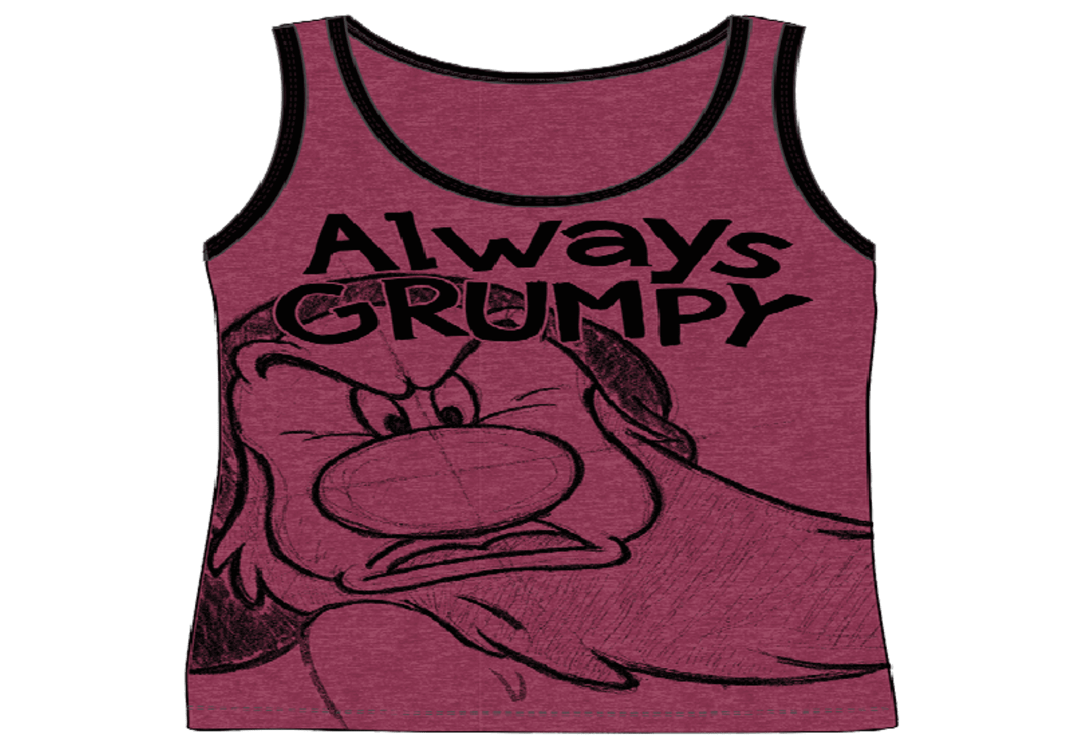 Disney Grumpy Men's Burgundy Tank, Large - Walmart.com