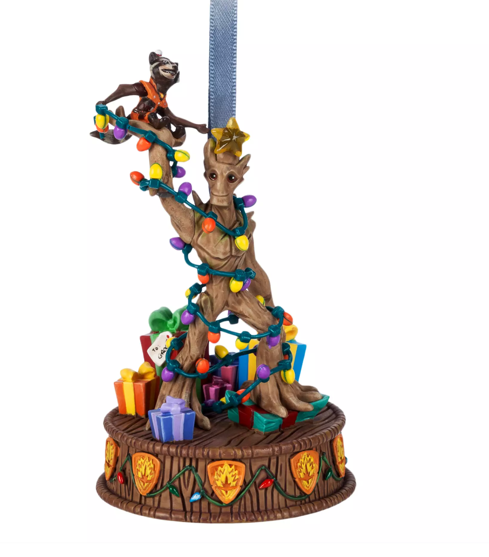 Disney Guardians of the Galaxy Rocket Groot Light-Up Christmas ...