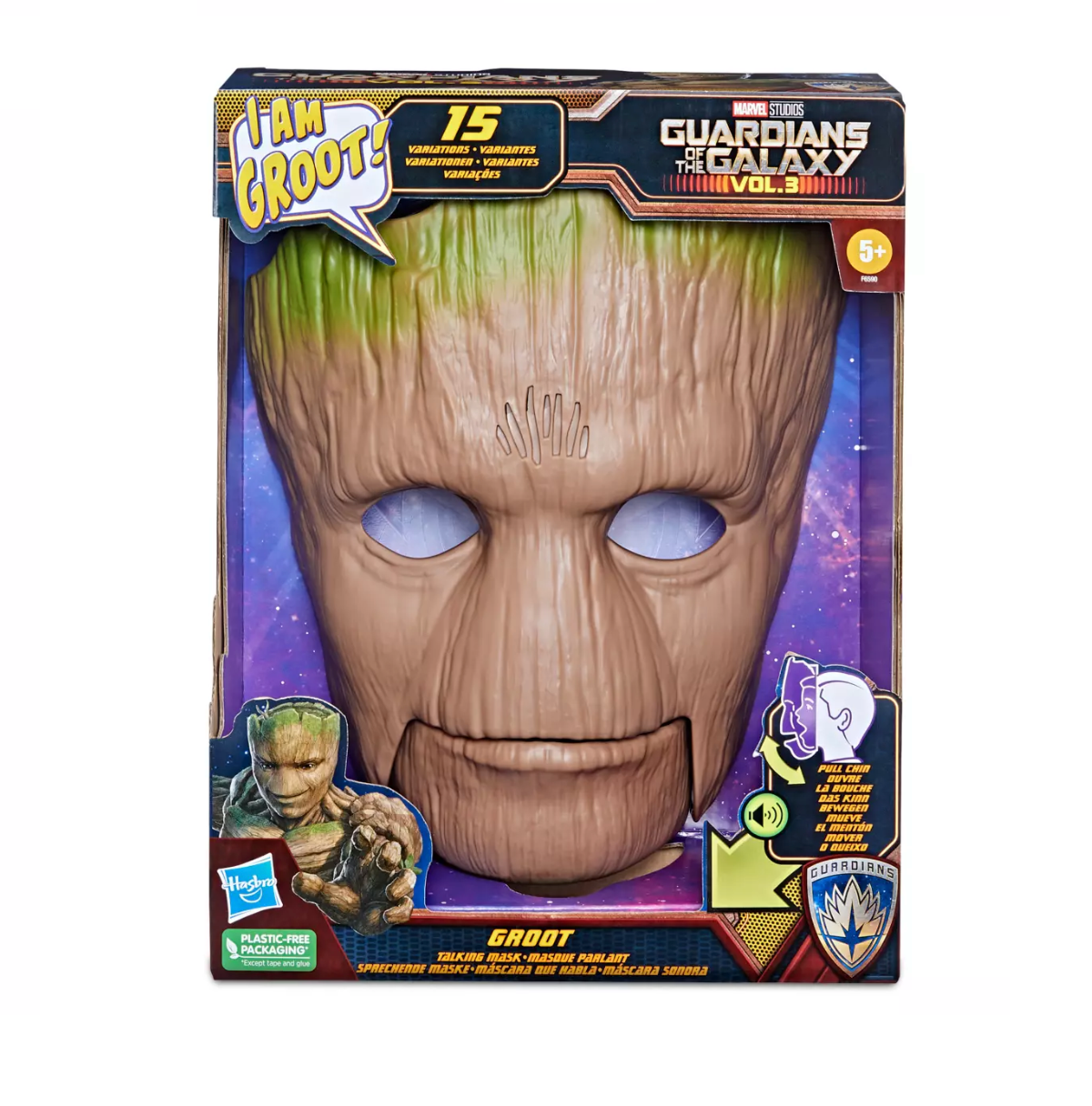 Disney Guardians of the Galaxy Vol. 3 Groot Talking Mask by Hasbro New ...