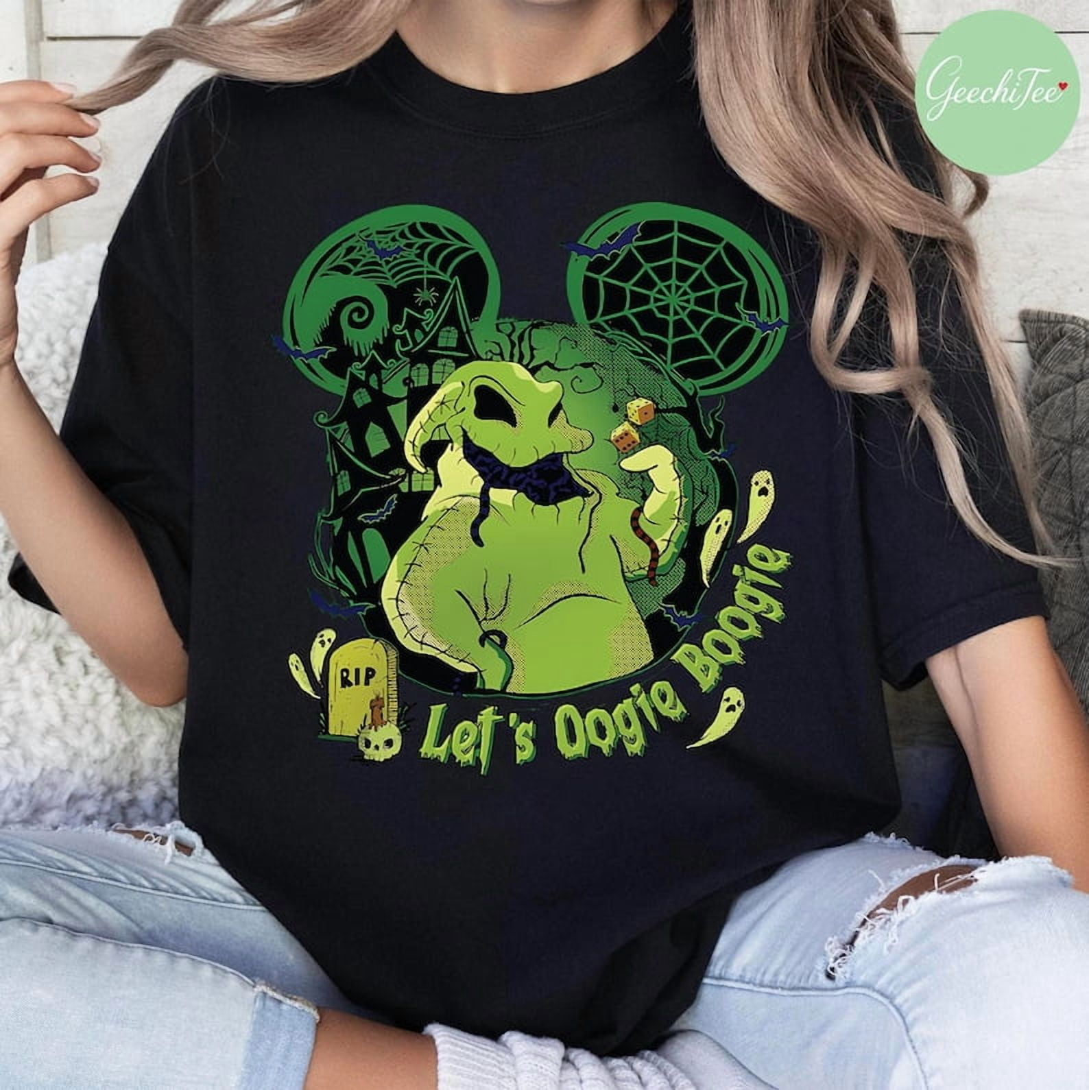 Disney Halloween Boogie Shirt, The Nightmare Before Christmas Tshirt ...
