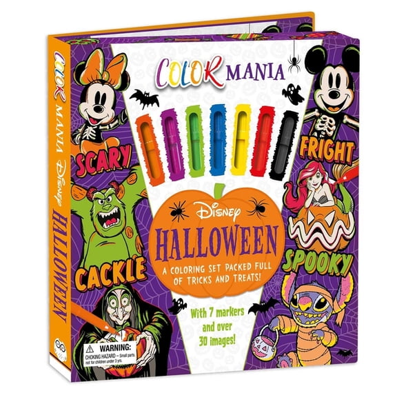 Disney Halloween: Colormania: A Coloring Set Packed Full of Tricks and ...