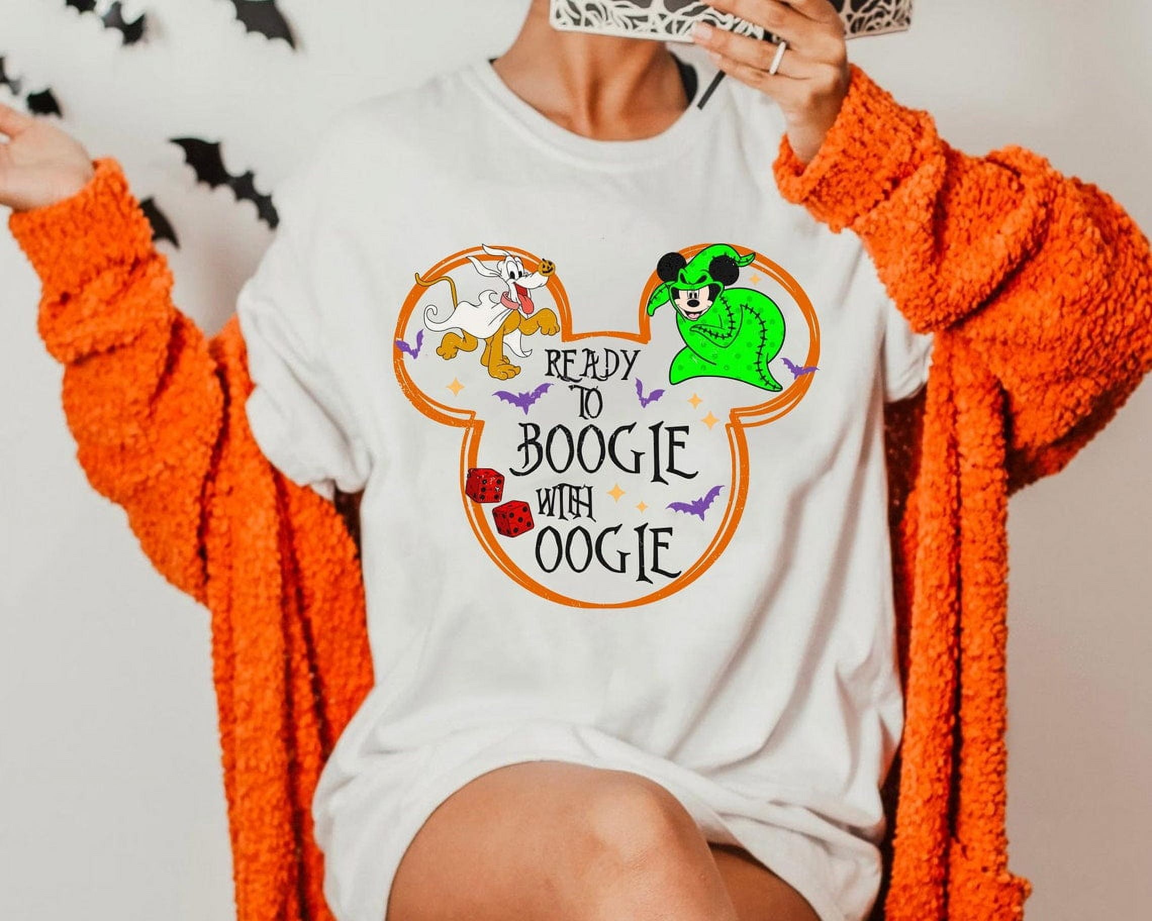 Disney Halloween Friends Shirt, Mickey Oogie Pluto Zero Dog Ready To ...