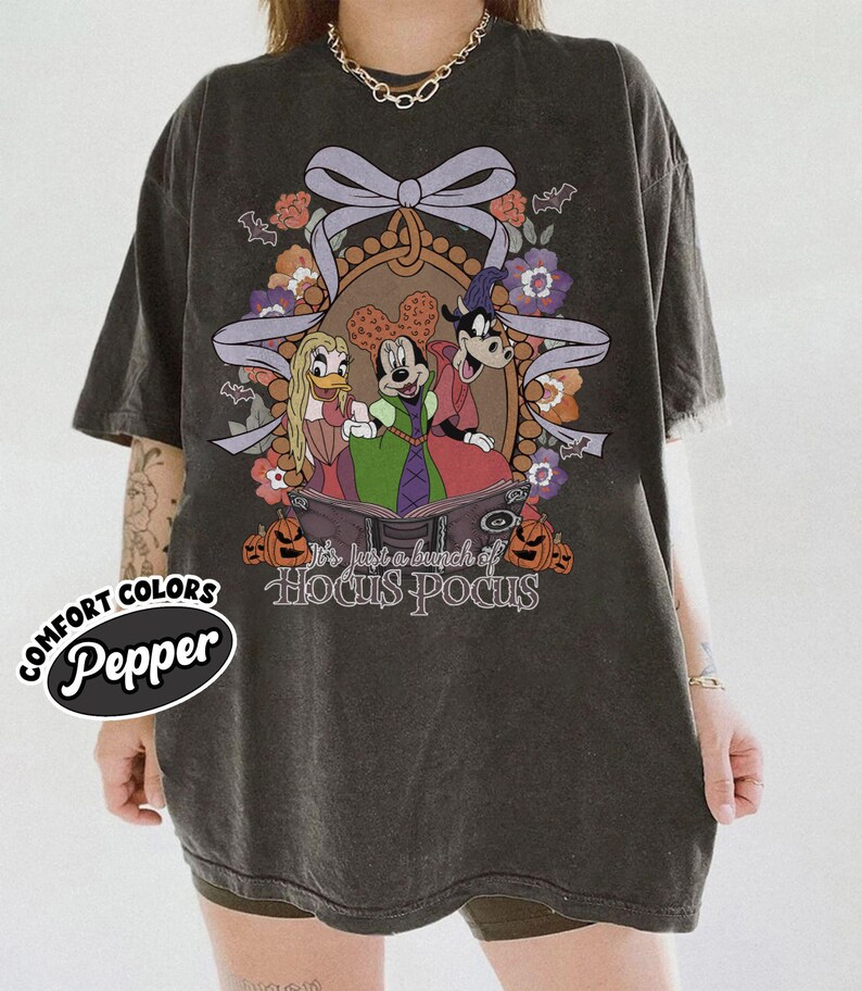 Disney Halloween Hocus Pocus Coquette Shirt, Mickey and Friends ...
