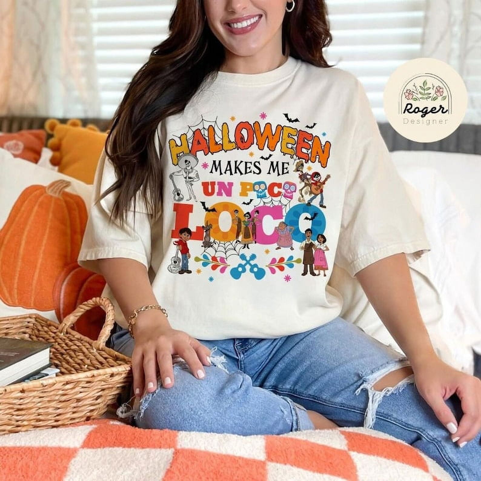 Disney Halloween Makes Me Un Poco Loco Shirt, WDW Disneyland Coco ...