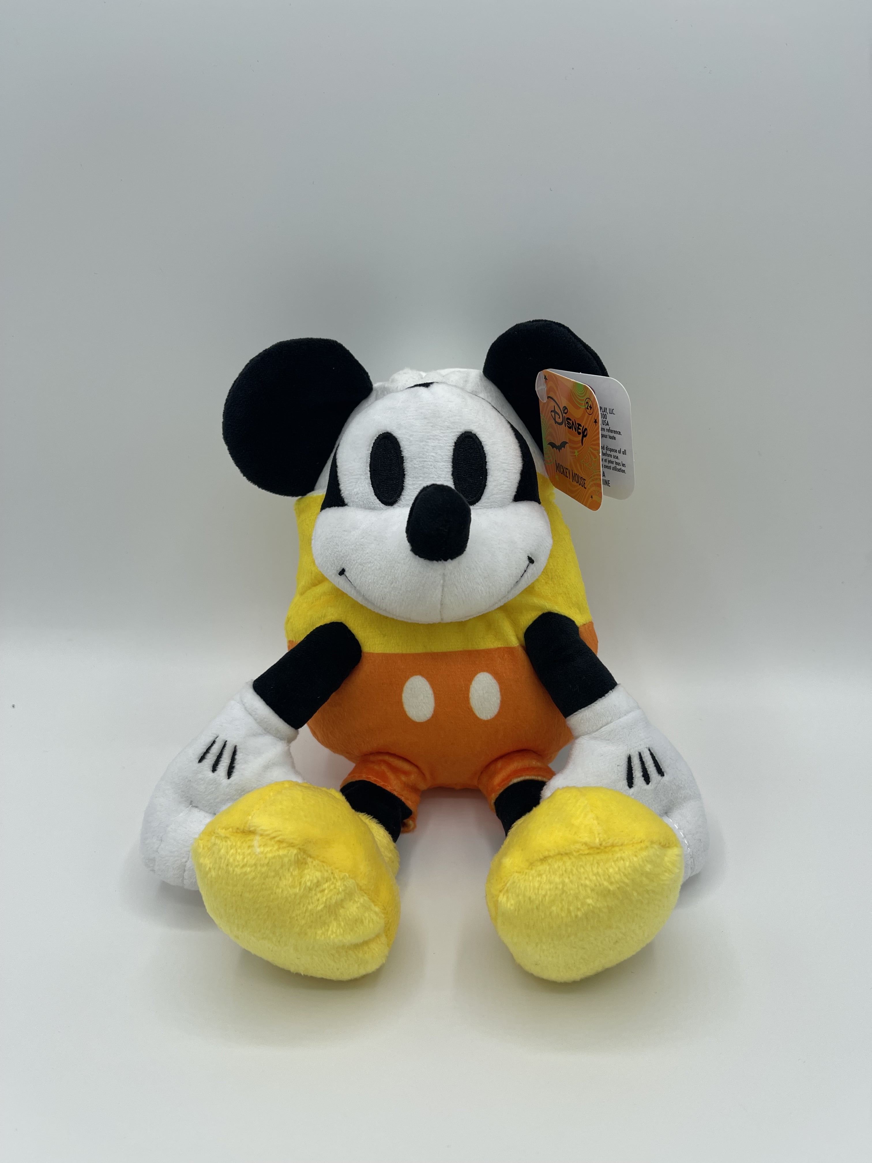 Disney Halloween Mickey Mouse Candy Corn Plush 11" Halloween Holiday ...