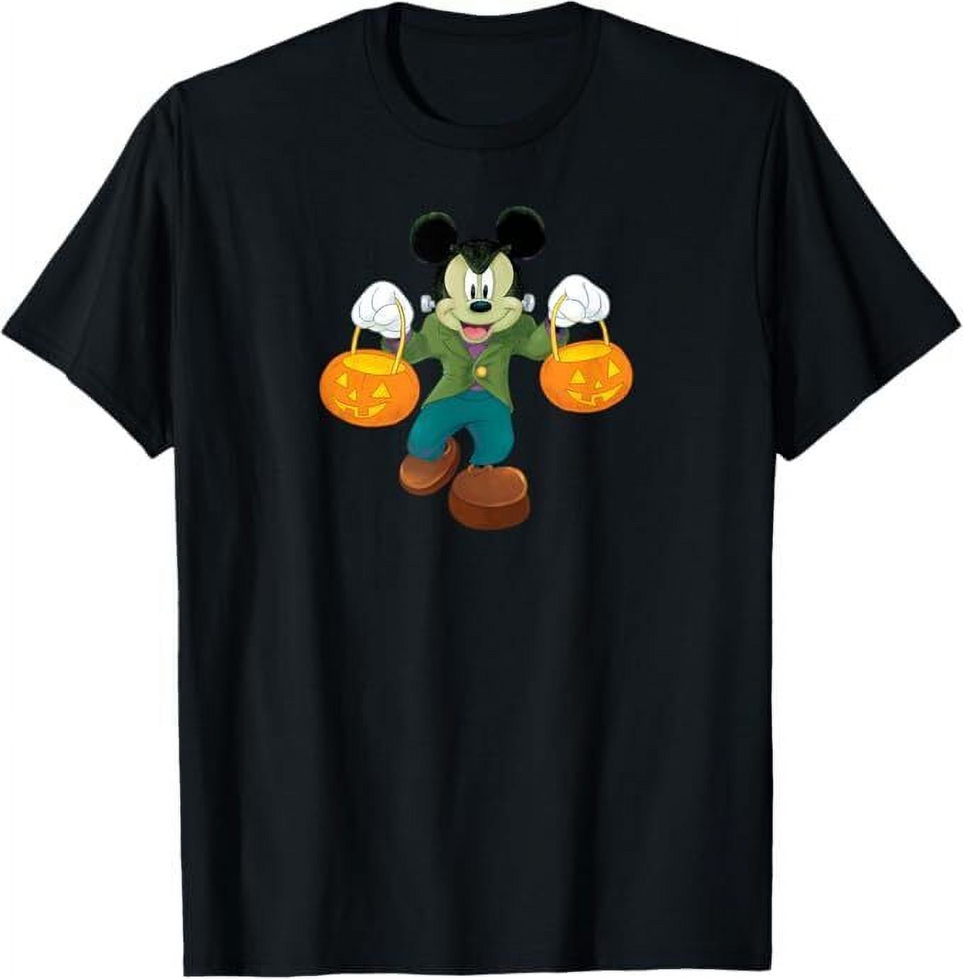 Disney Halloween Mickey Mouse Frankenstein T-Shirt - Walmart.com
