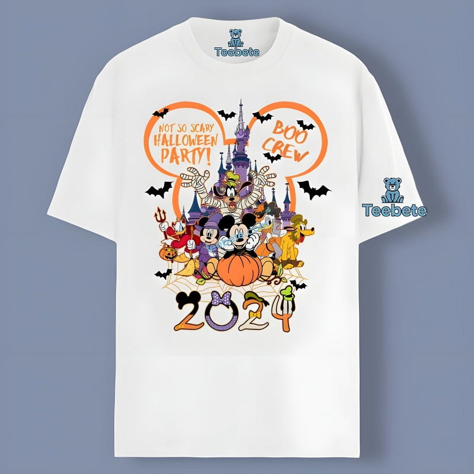 Disney Halloween Mickeys Not So Scary Boo Crew Shirt Unisex