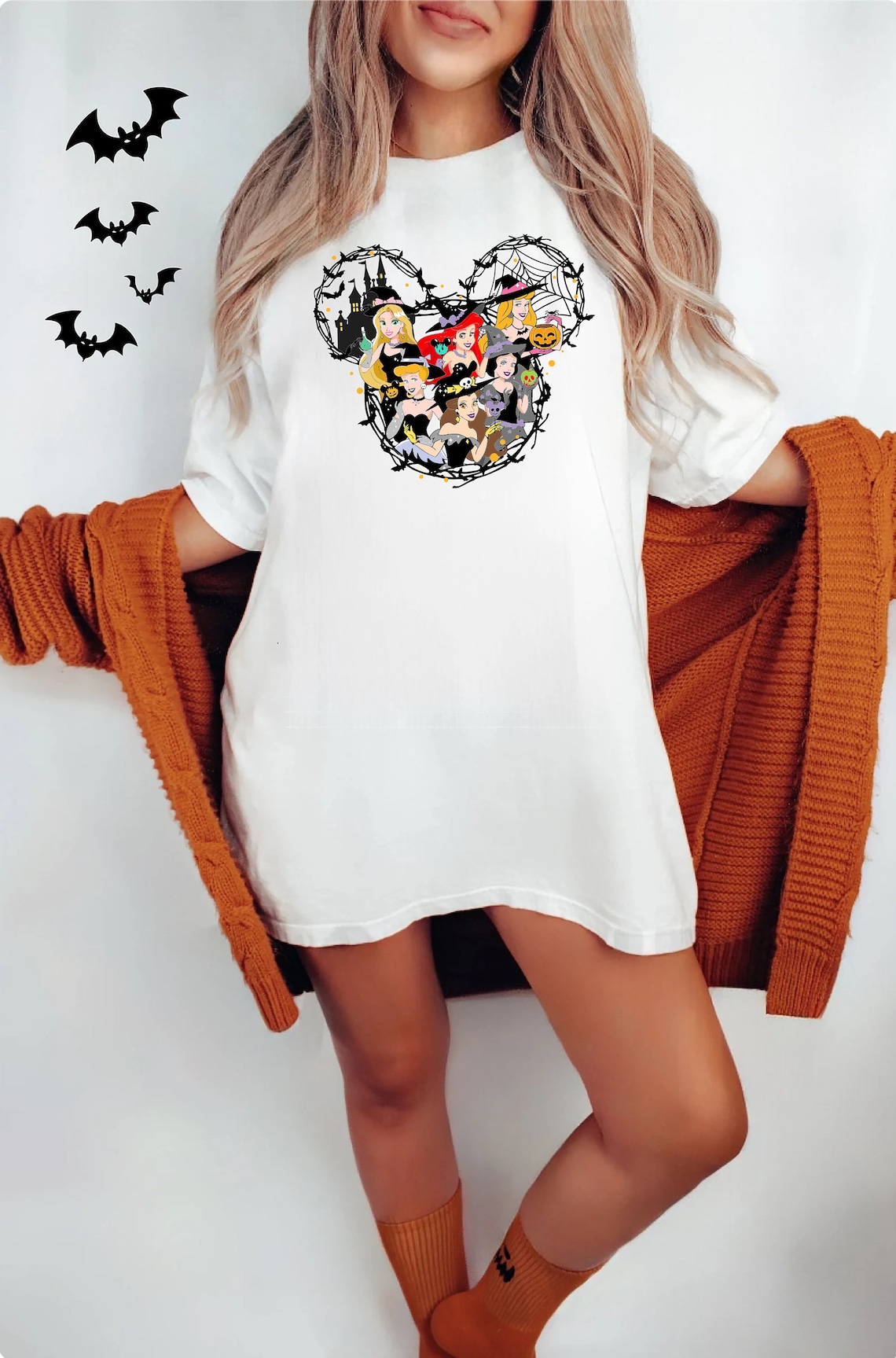 Disney Halloween Princess Shirt, Princess characters, Halloween Witchy ...