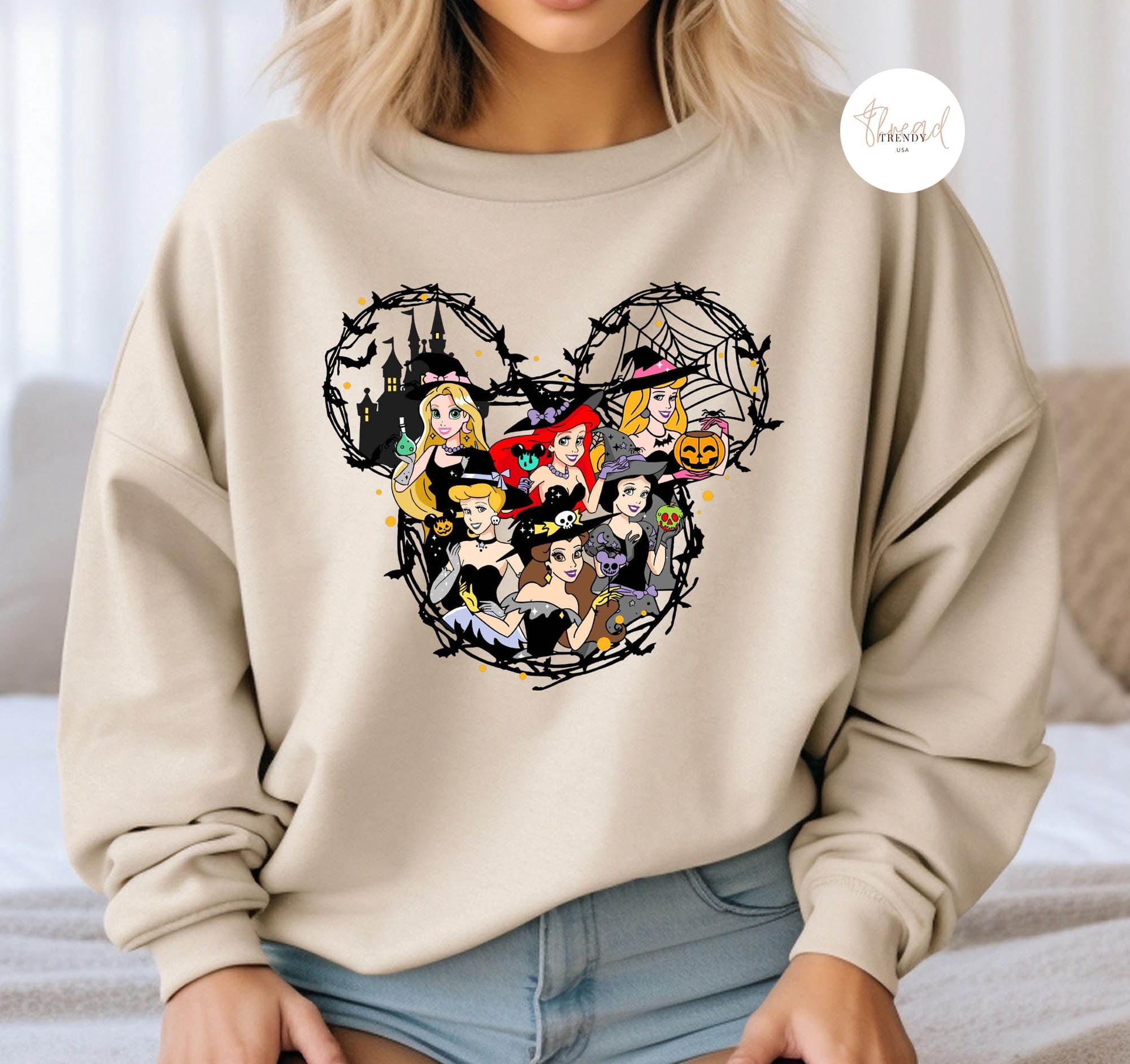 Disney Halloween Princess T-shirt Halloween Witch T-shirt Princess ...