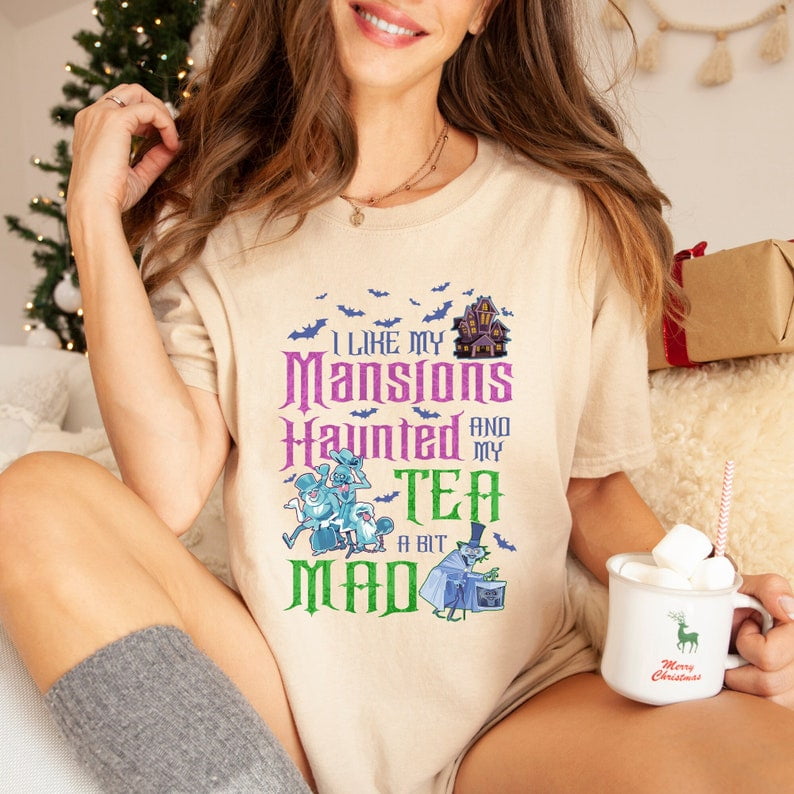 Disney Halloween T-Shirt I Like My Mansions Haunted and my Parties A ...