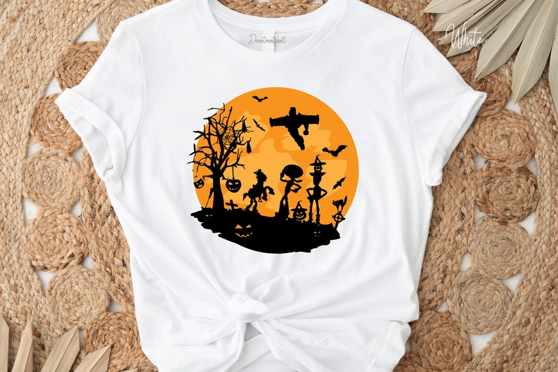 Disney Halloween Toy Story Sunset Silhouette Shirt, Trick or Treat ...