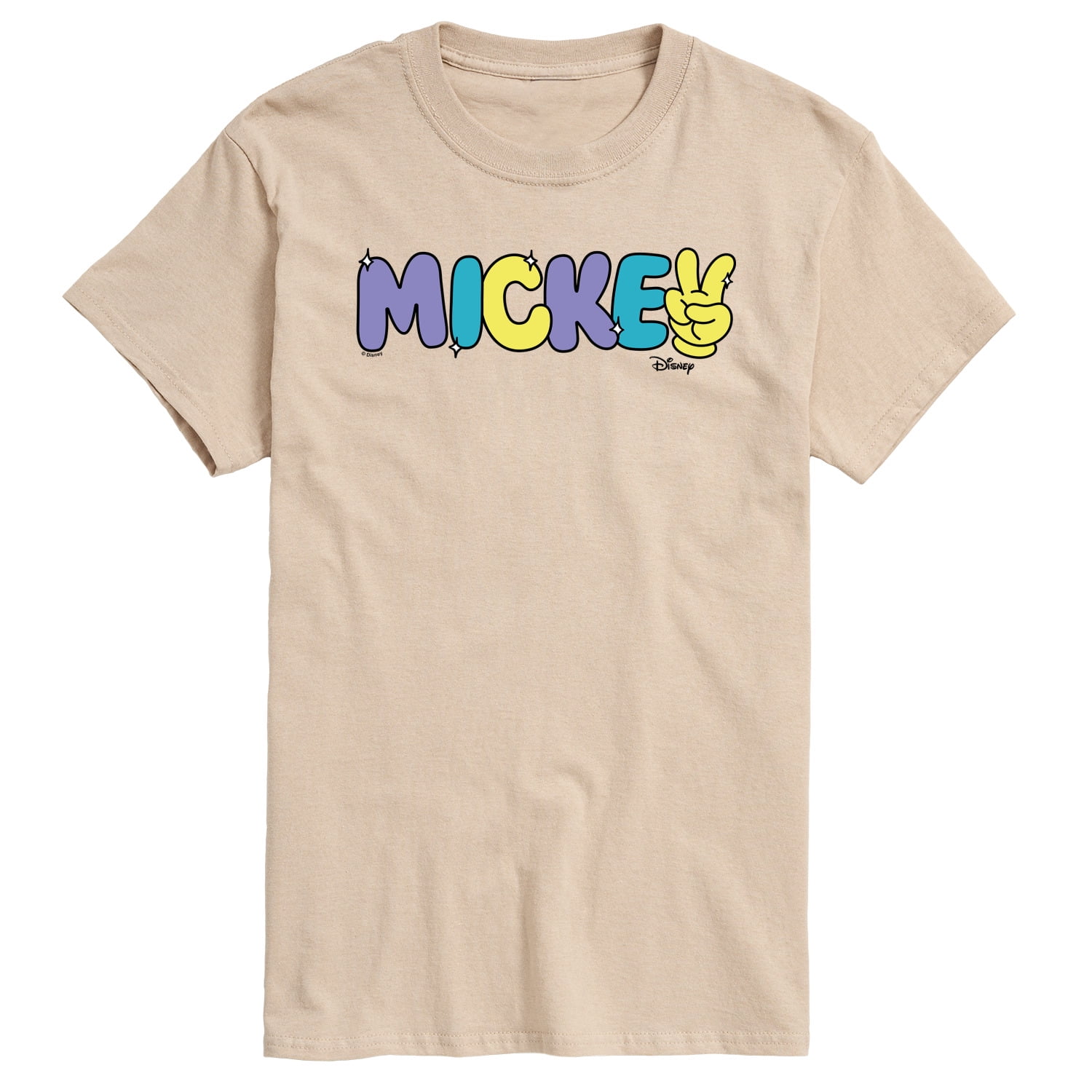 Disney - Hand Peace Sign - Men's Short Sleeve Graphic T-Shirt - Walmart.com
