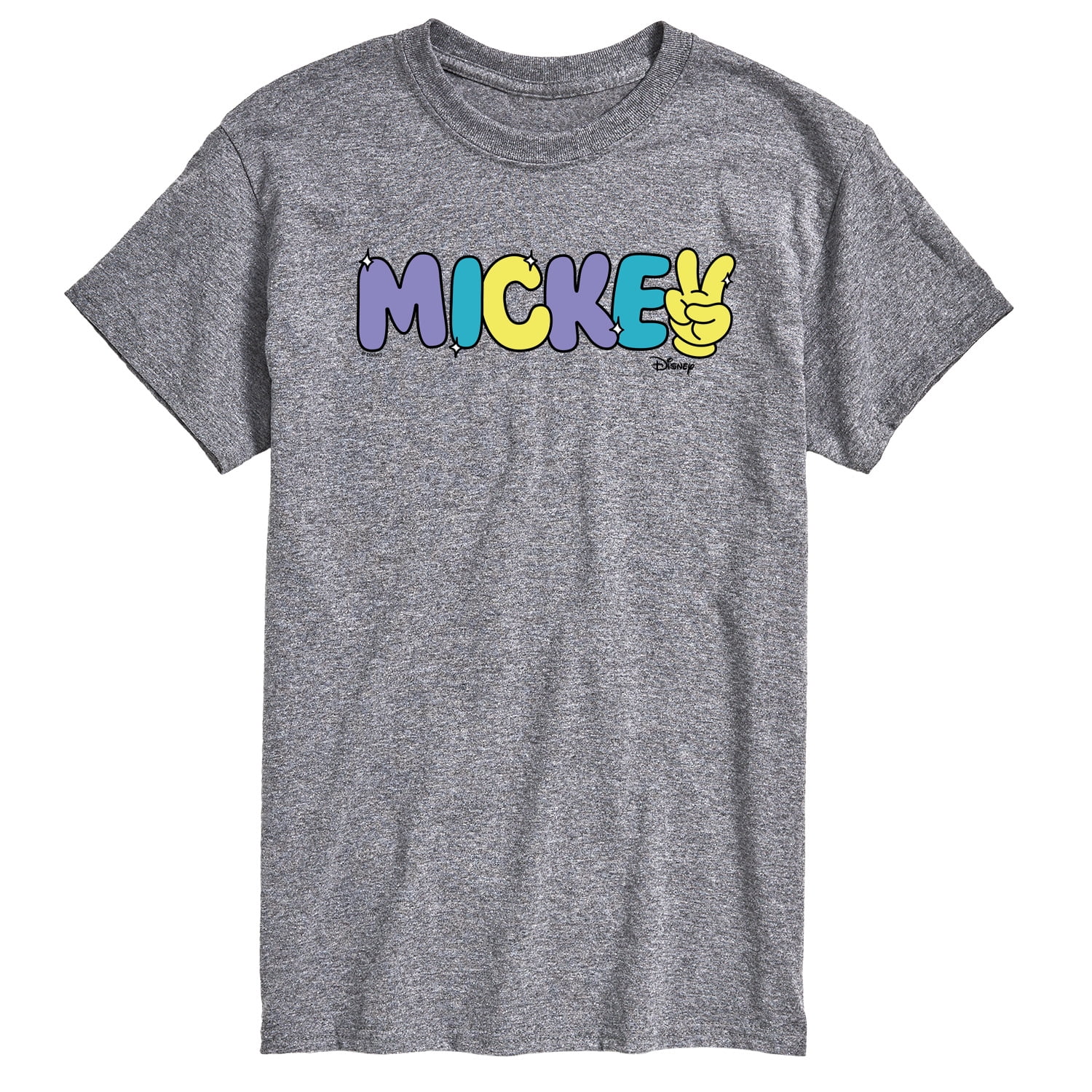 Disney - Hand Peace Sign - Men's Short Sleeve Graphic T-Shirt - Walmart.com
