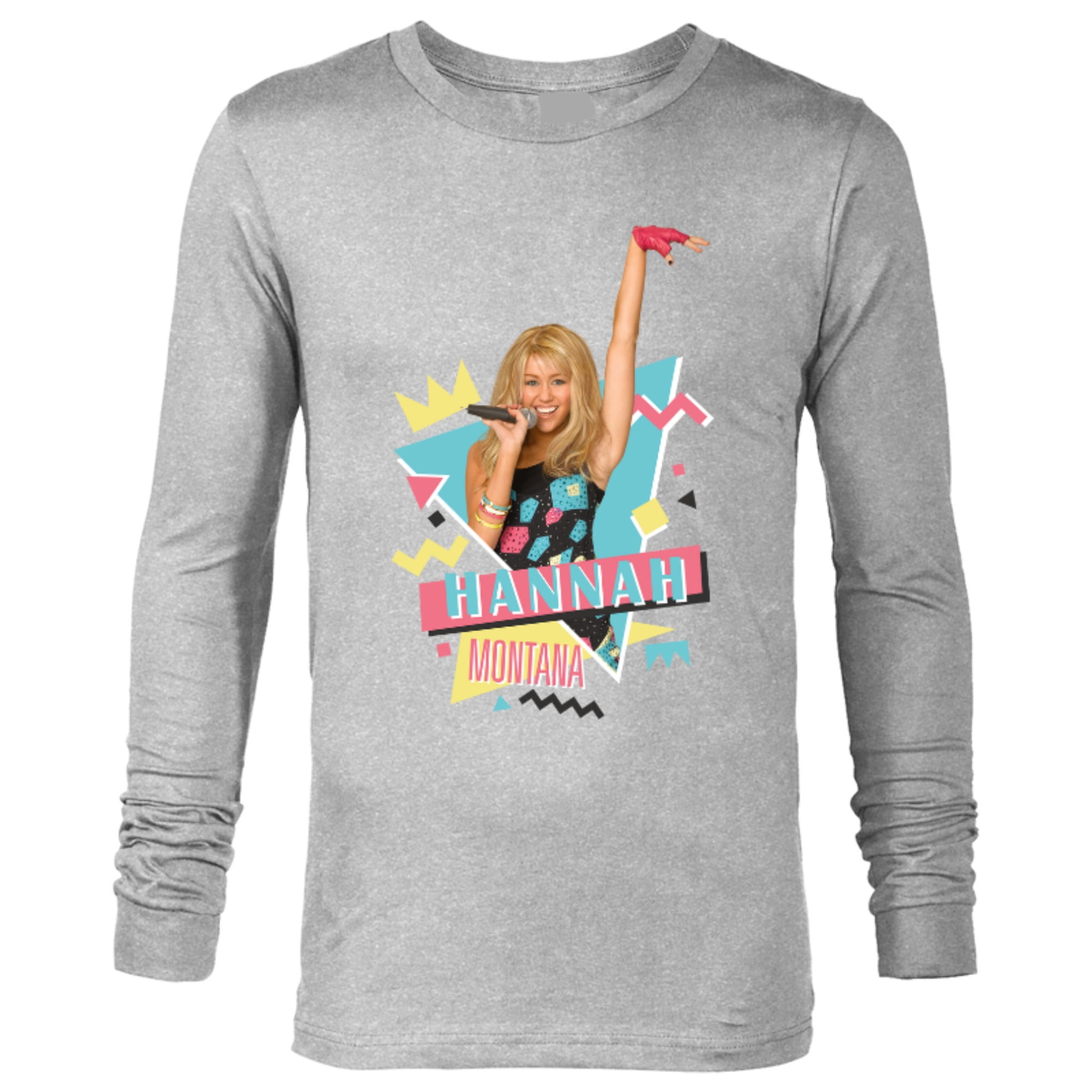 Disney Hannah Montana 90s - Long Sleeve T-Shirt for Men -Customized ...