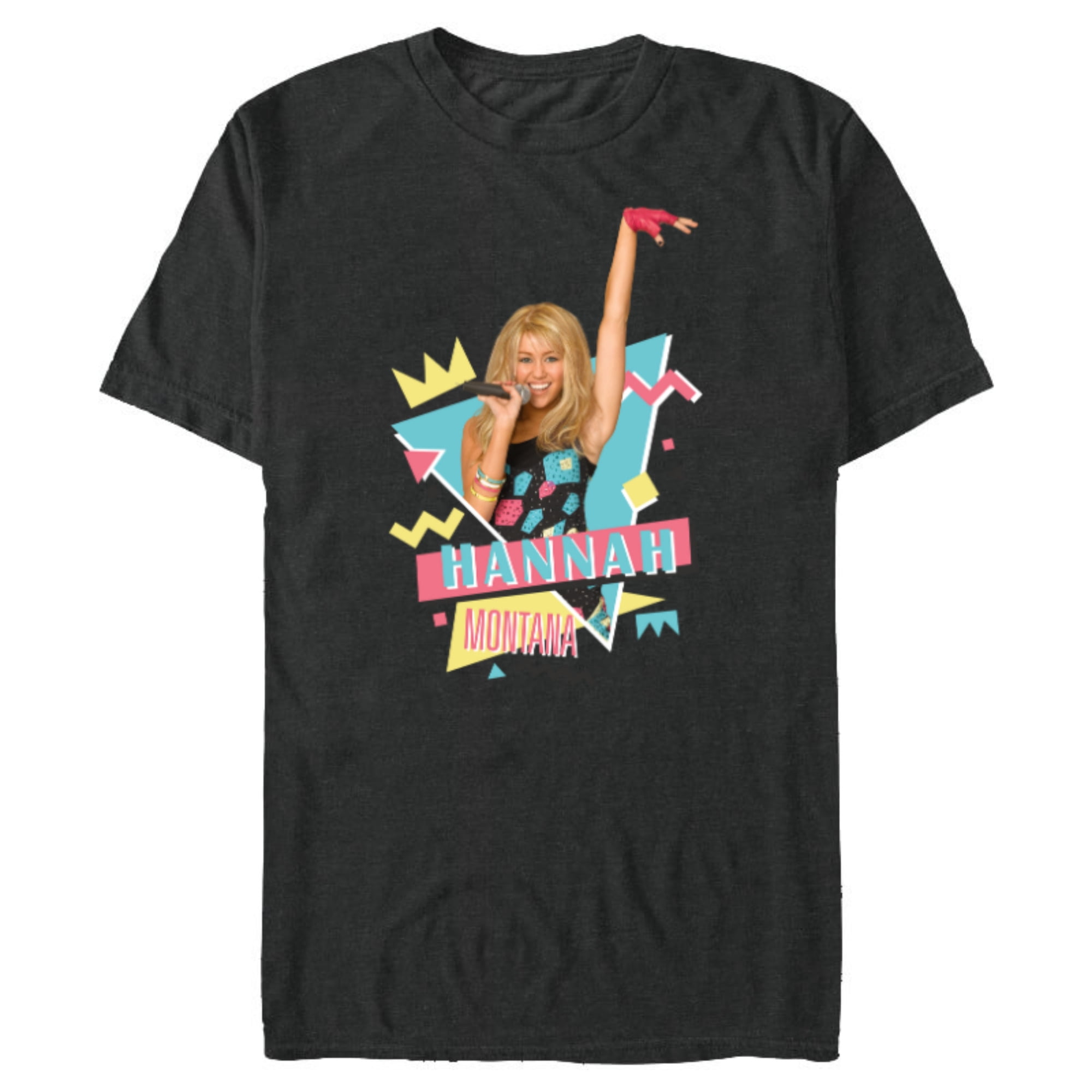 Disney Hannah Montana 90s - Short Sleeve Blended T-Shirt for Adults ...