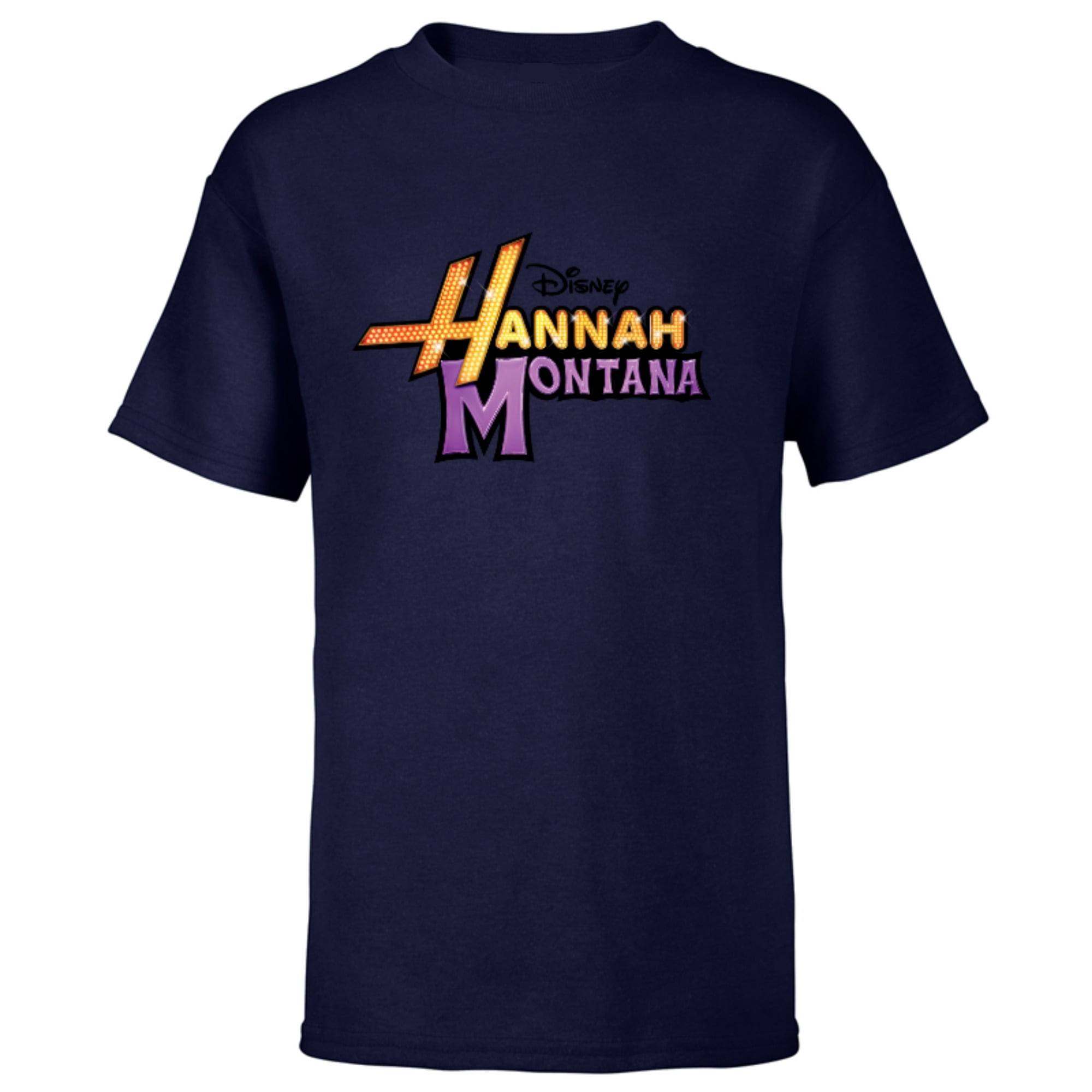 Disney Hannah Montana Logo - Short Sleeve T-Shirt for Kids -Customized ...