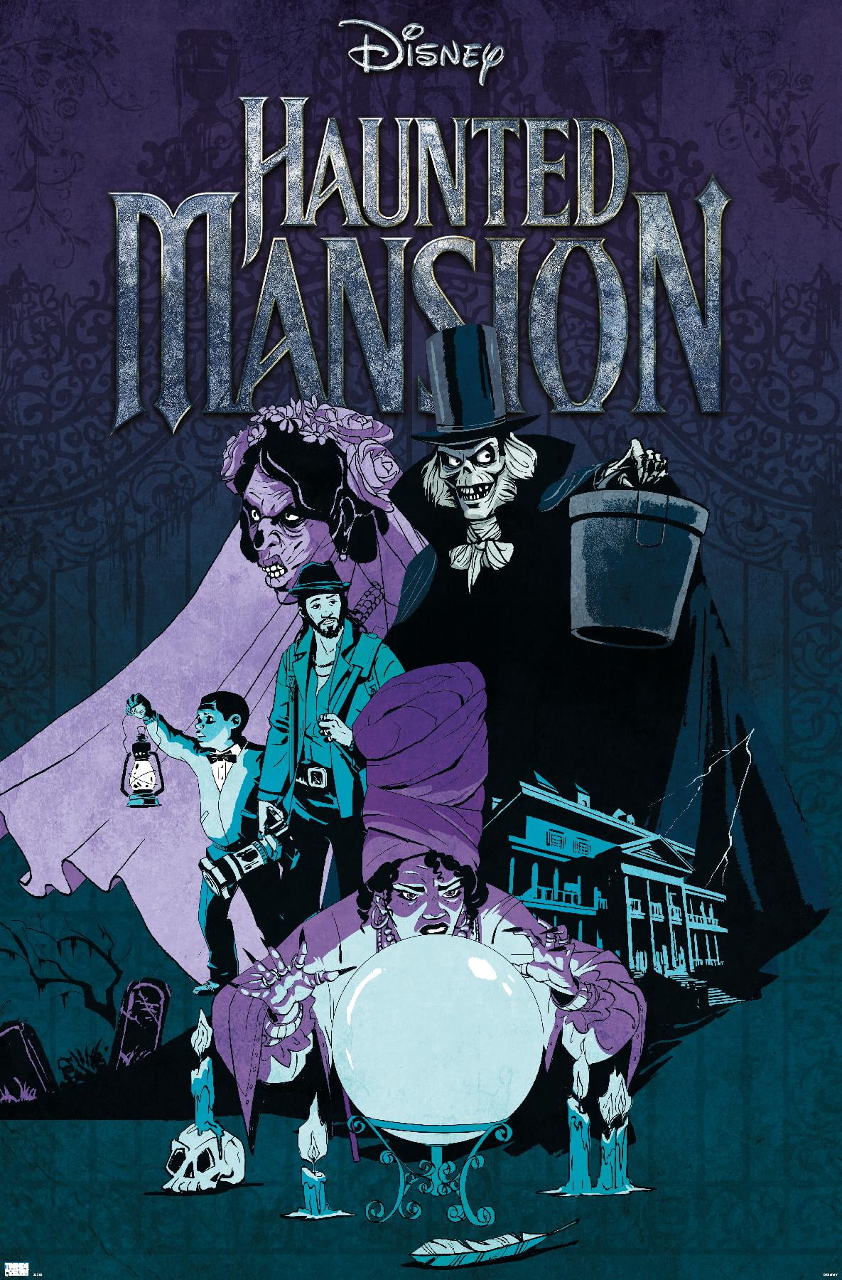 Disney Haunted Mansion - Group Wall Poster, 22.375" x 34" - Walmart.com