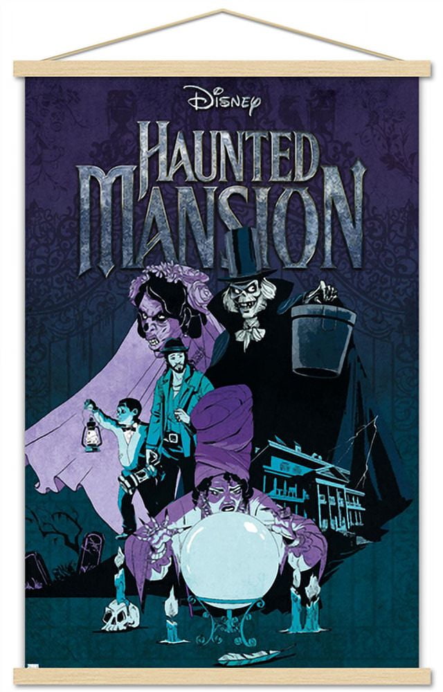 Disney Haunted Mansion - Group Wall Poster with Magnetic Frame, 22.375 ...