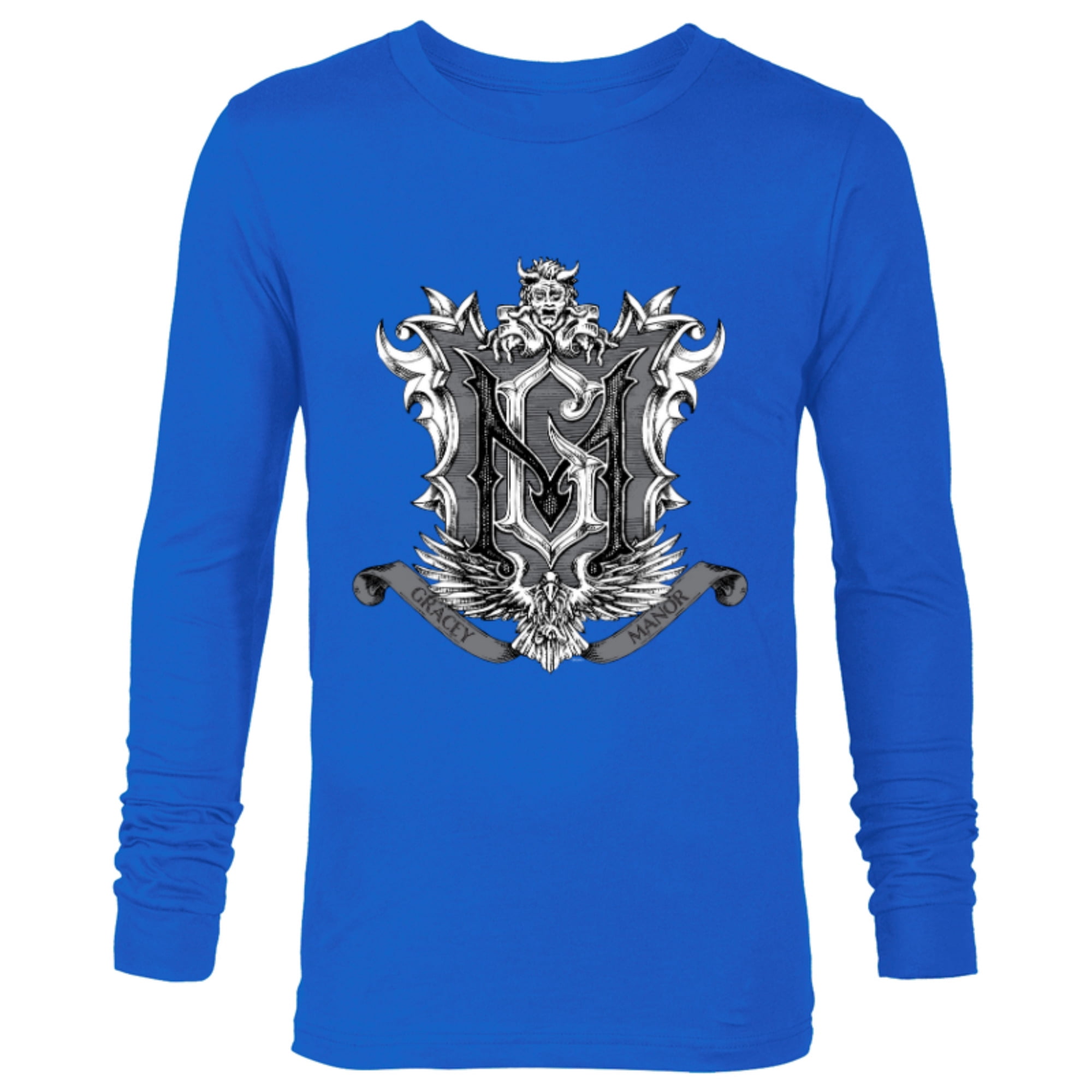 Disney Haunted Mansion Movie Gracey Manor Shield Crest - Long Sleeve T ...