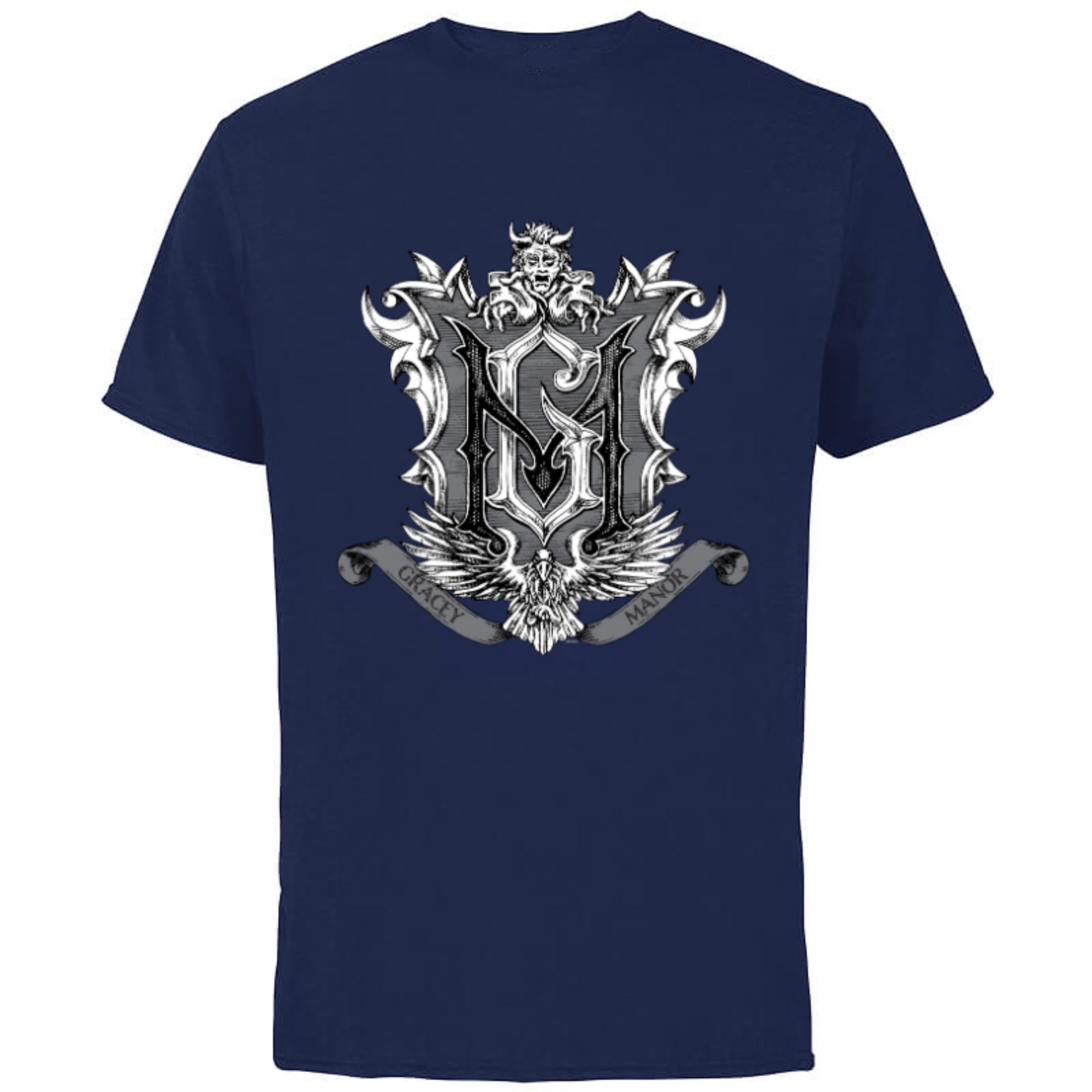 Disney Haunted Mansion Movie Gracey Manor Shield Crest - Short Sleeve ...
