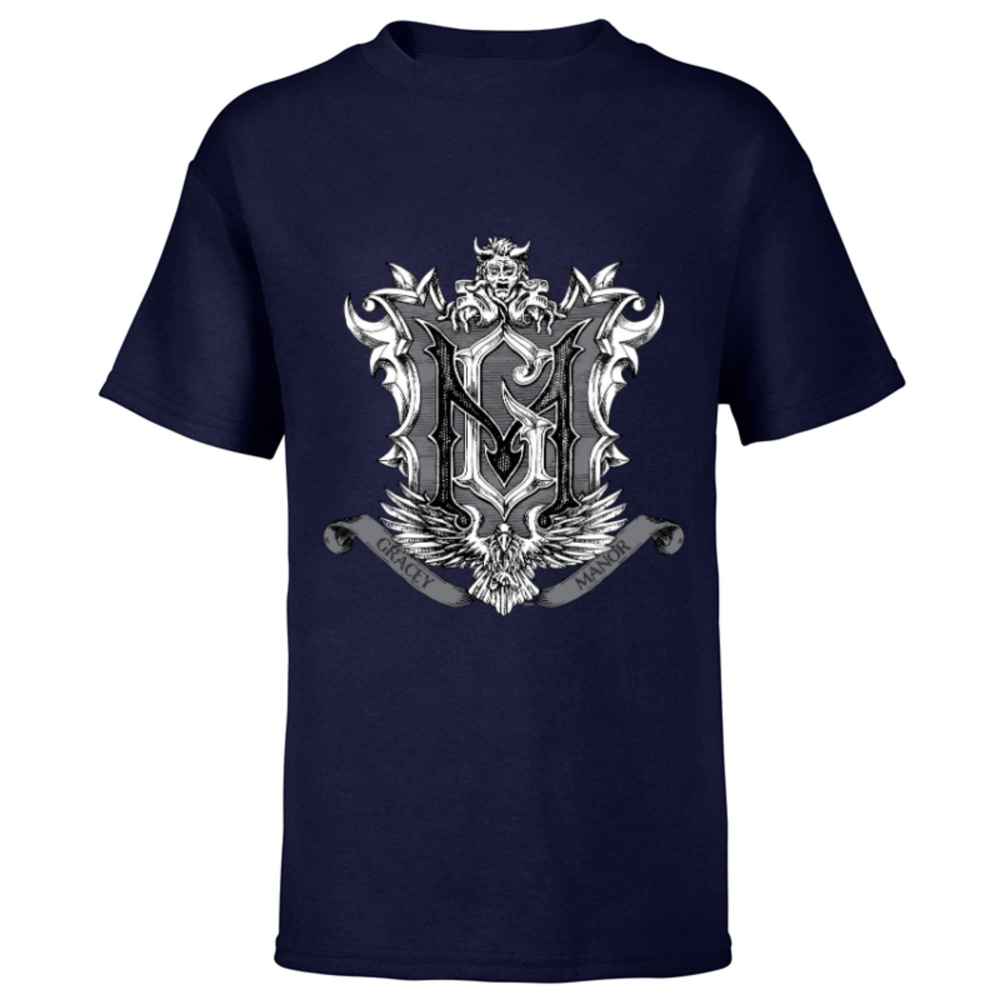 Disney Haunted Mansion Movie Gracey Manor Shield Crest - Short Sleeve T ...