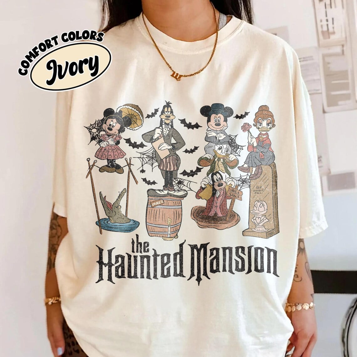 Disney Haunted Mansion Shirt, Mickey and Friends Halloween Shirt ...