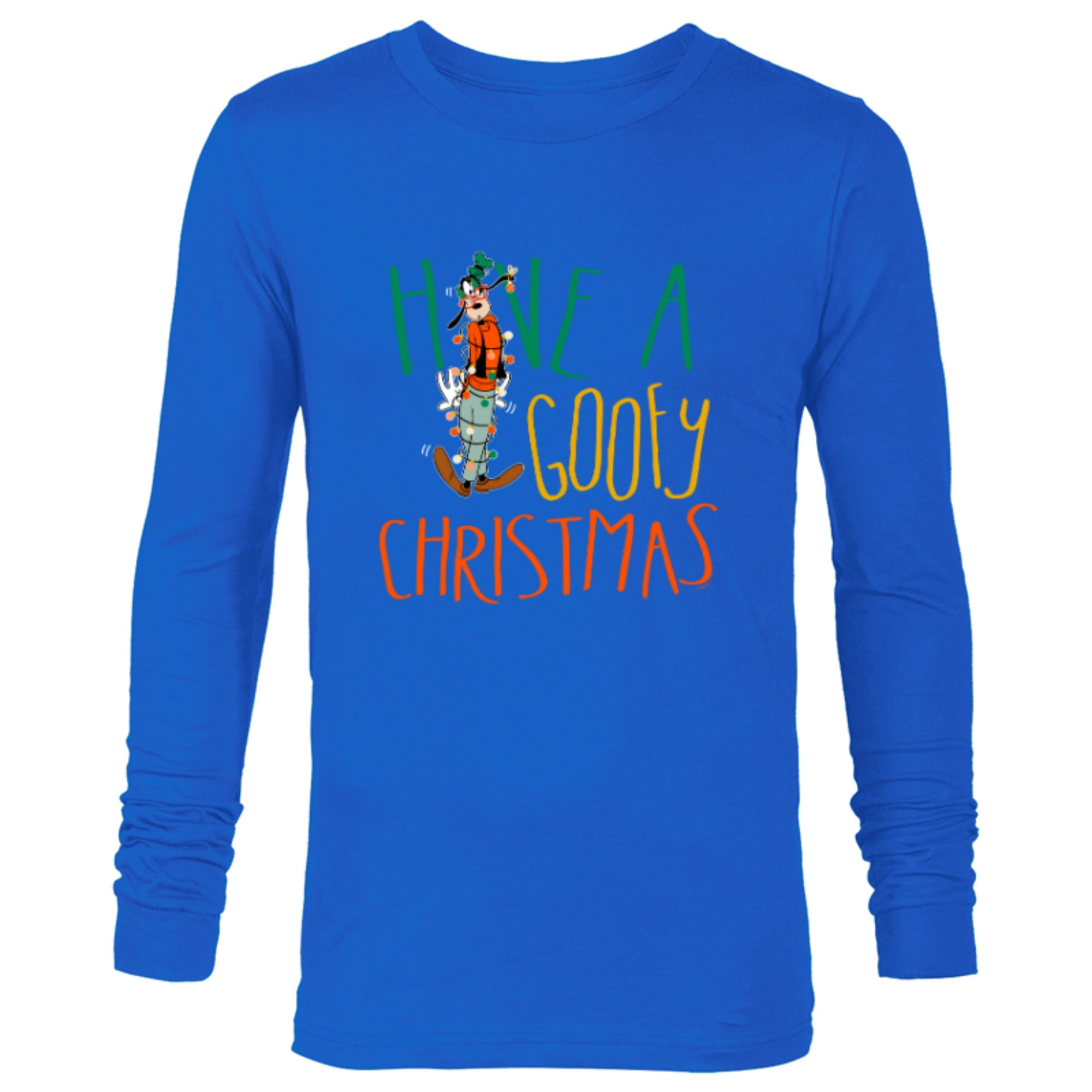 Disney Have a Goofy Christmas Tangled Lights Funny - Long Sleeve T ...
