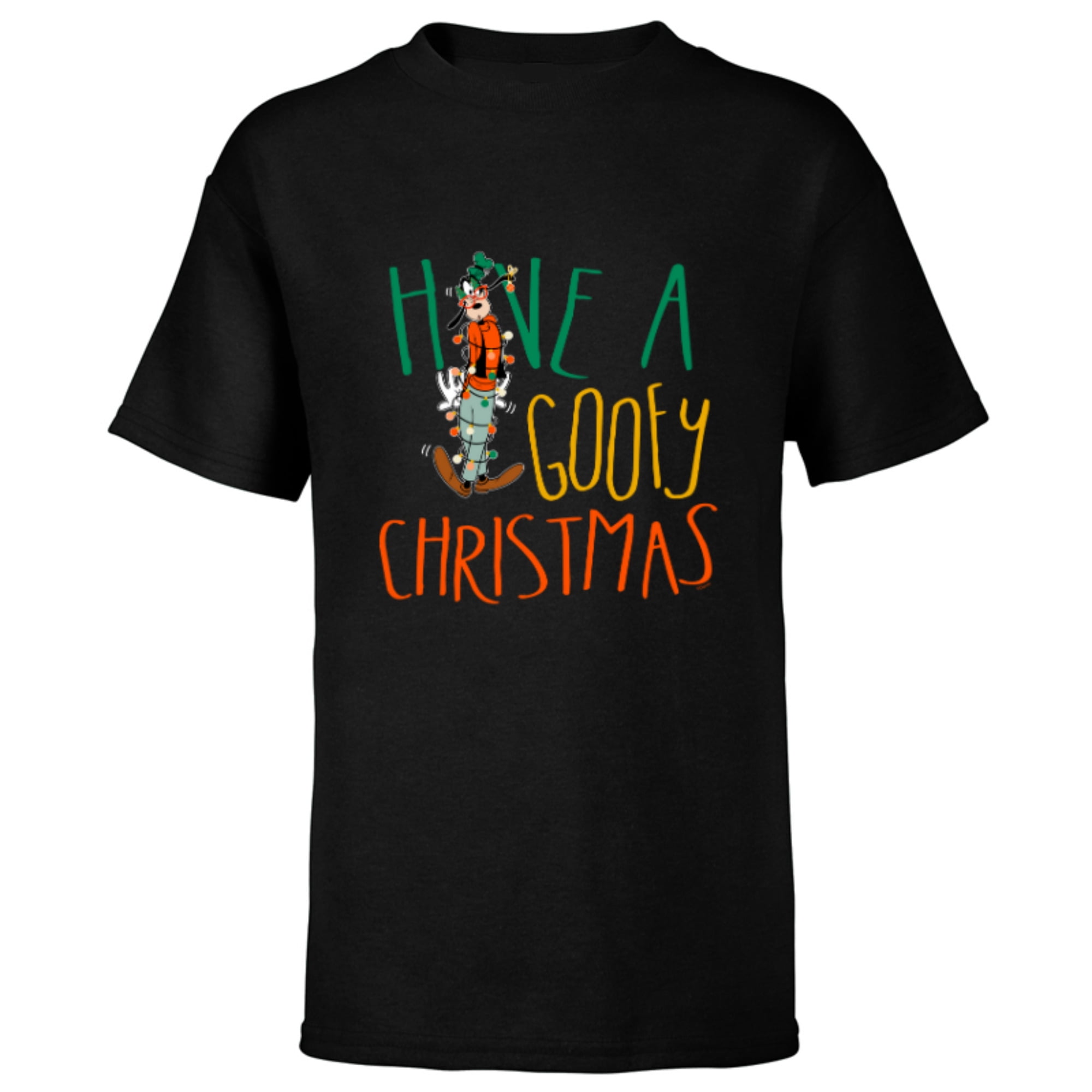 Disney Have a Goofy Christmas Tangled Lights Funny - Short Sleeve T ...