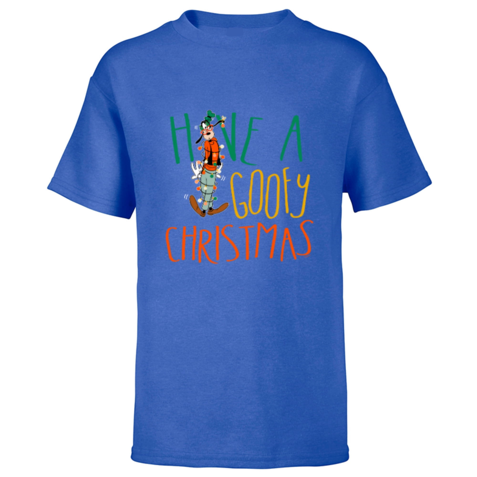 Disney Have a Goofy Christmas Tangled Lights Funny - Short Sleeve T ...