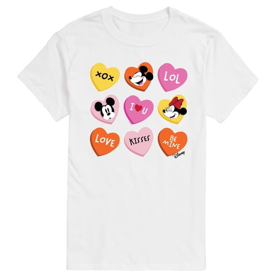 Disney - Heart Grid - Men's Short Sleeve Graphic T-Shirt - Walmart.com