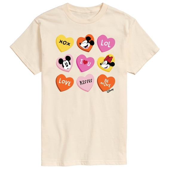 Disney - Heart Grid - Men's Short Sleeve Graphic T-Shirt - Walmart.com
