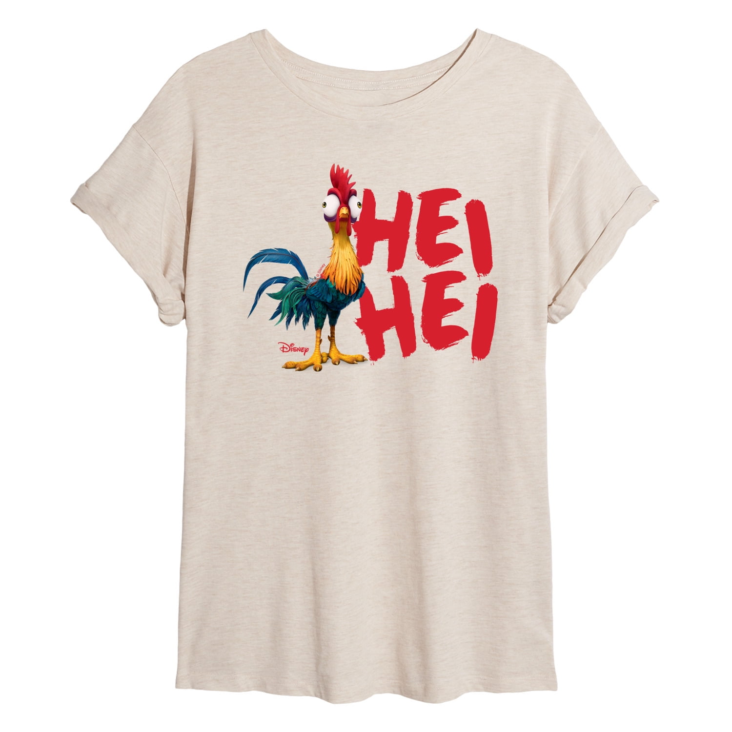 Disney - Hei Hei - Women's Oversized T-Shirt - Walmart.com
