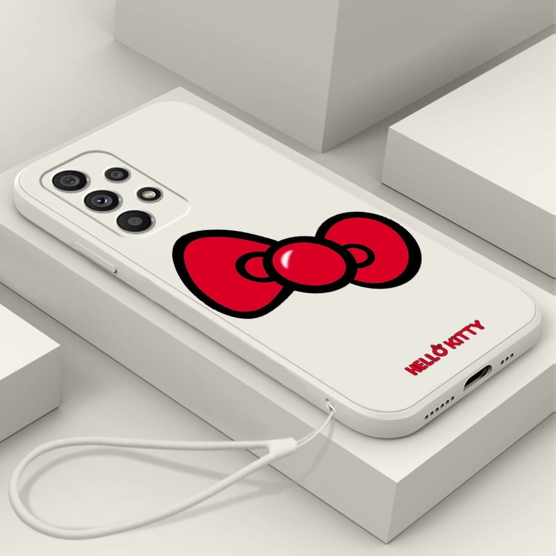 Disney Hello Kitty Cute Girl Liquid Rope For Samsung A53 A52 A33 A32 ...