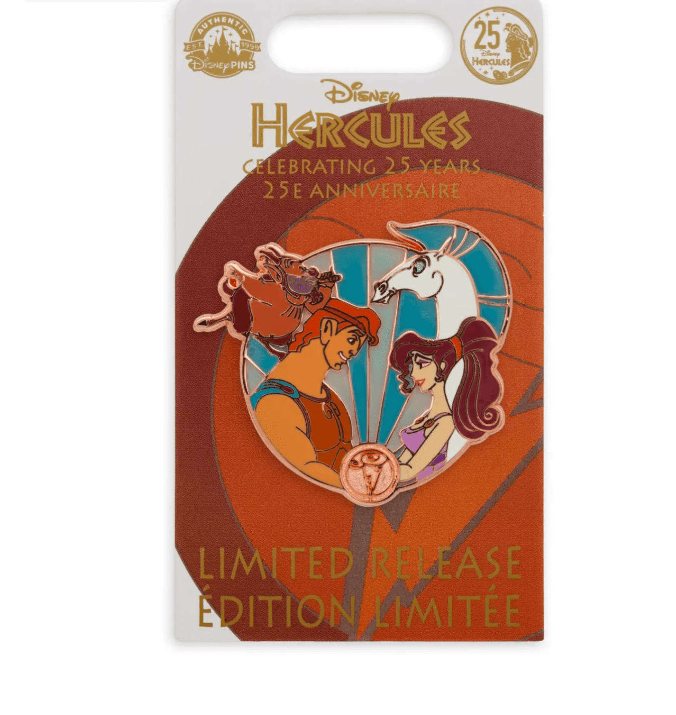 Disney Hercules 25th Anniversary Limited Release Pin New with Card ...