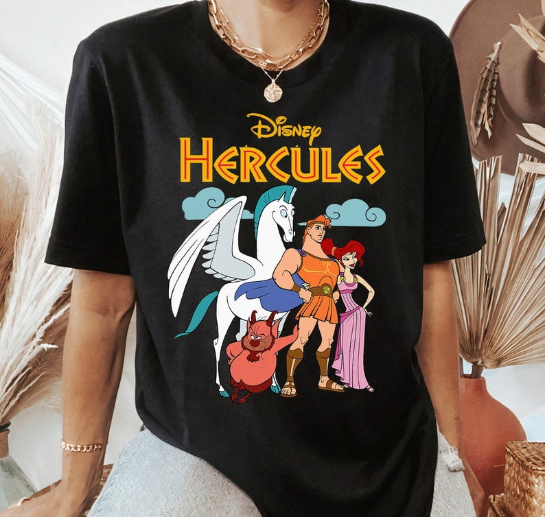 Disney Hercules Classic Group Shot Vintage Graphic Shirt, Disneyland ...