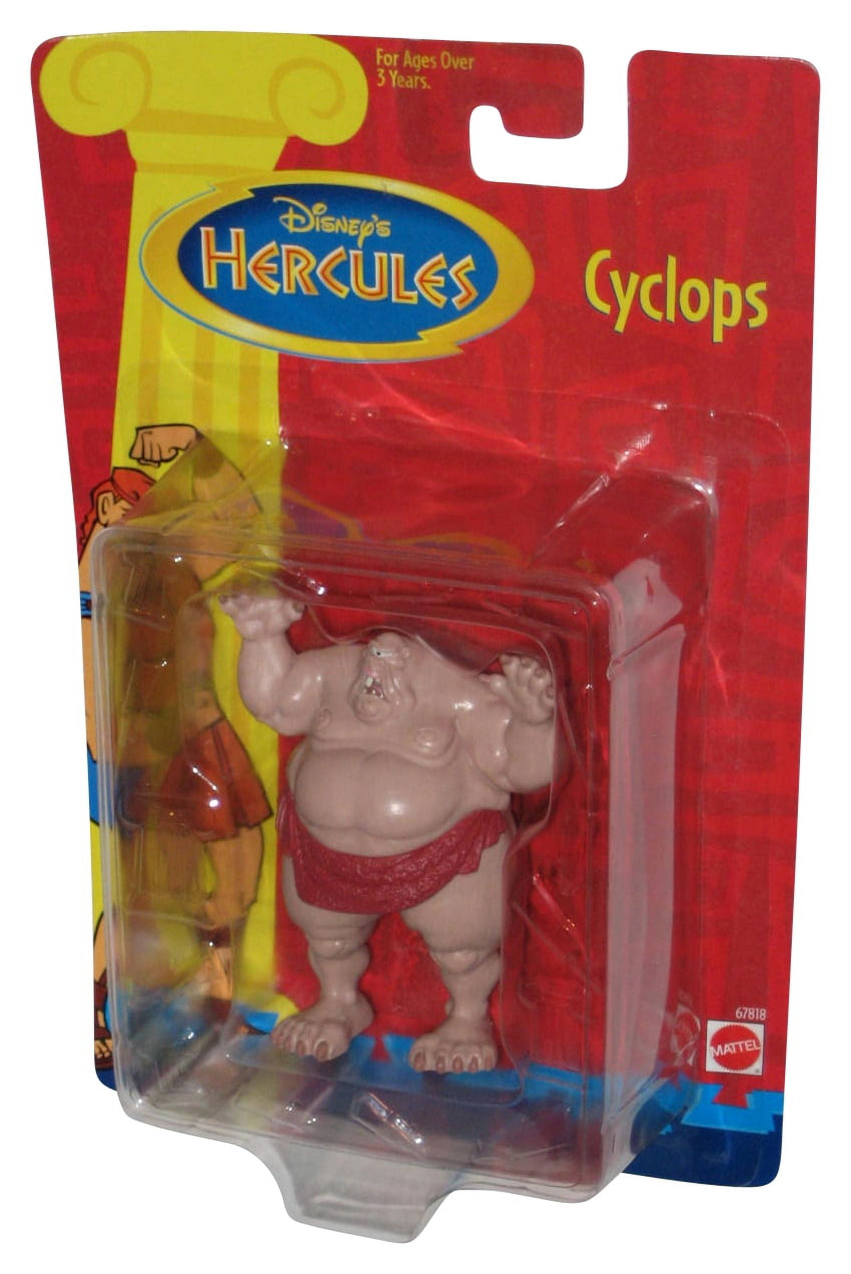 Disney Hercules Cyclops Mattel Toy Action Figure - (Plastic Dented ...