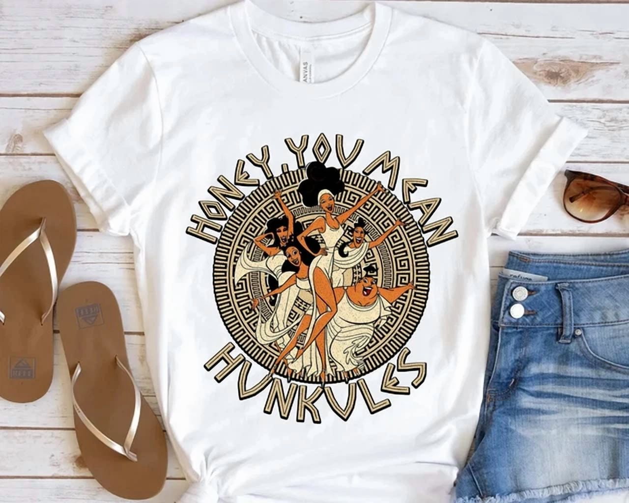 Disney Hercules Diva The Muses Honey You Mean Hunkules Retro 90s Shirt ...